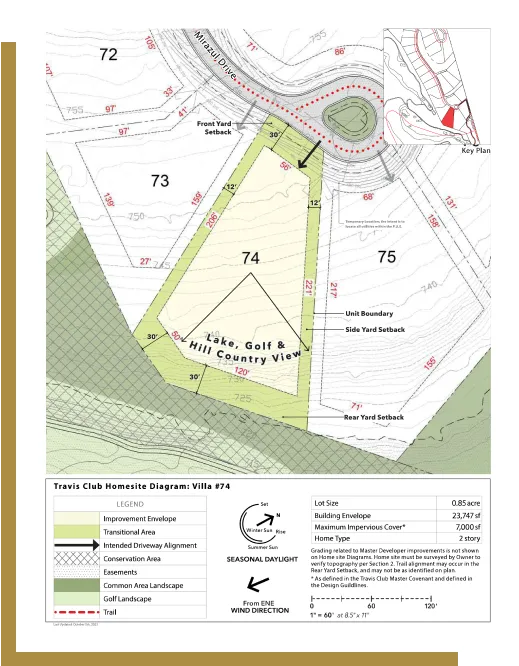 Travis Club Austin | Lakefront & Golf Course Lot 74